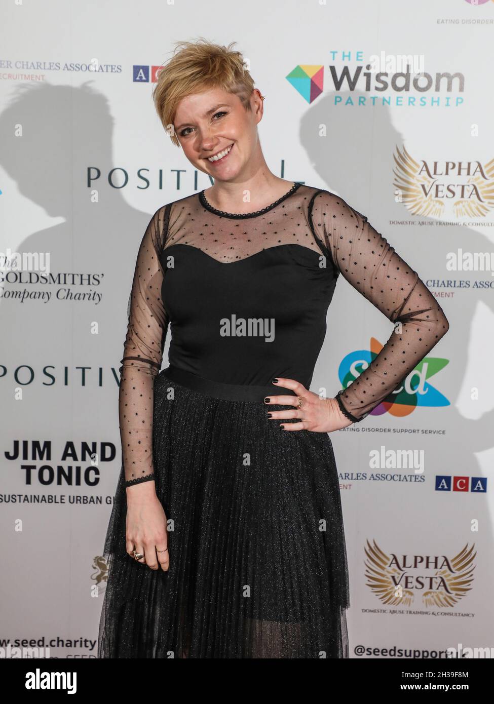 Sally Hodgkiss attends the second annual SEED Charity Gala at Goldsmith ...
