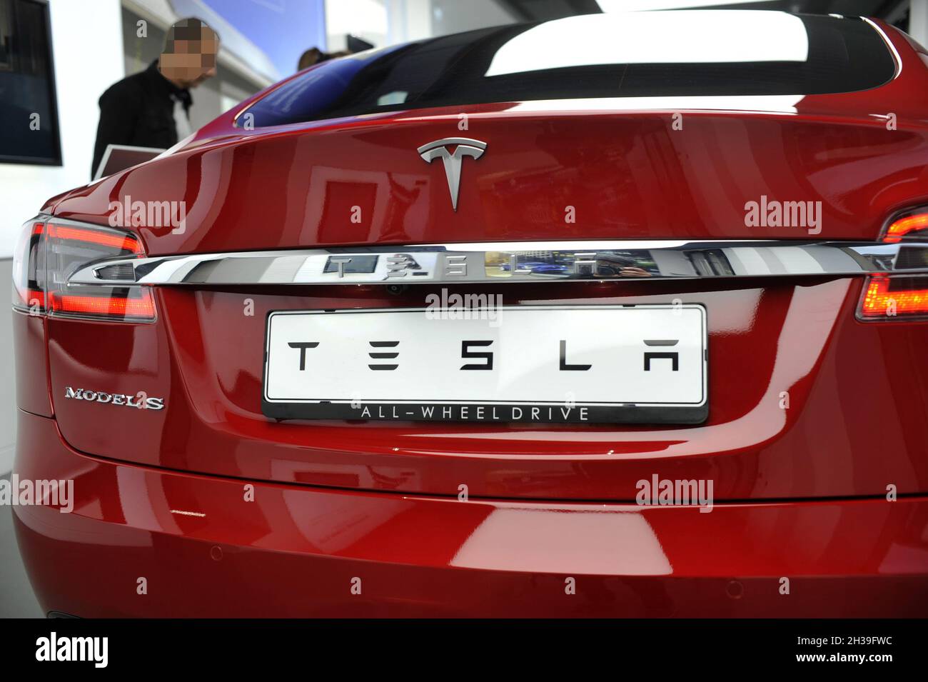 Tesla model s interior hi-res stock photography and images - Alamy