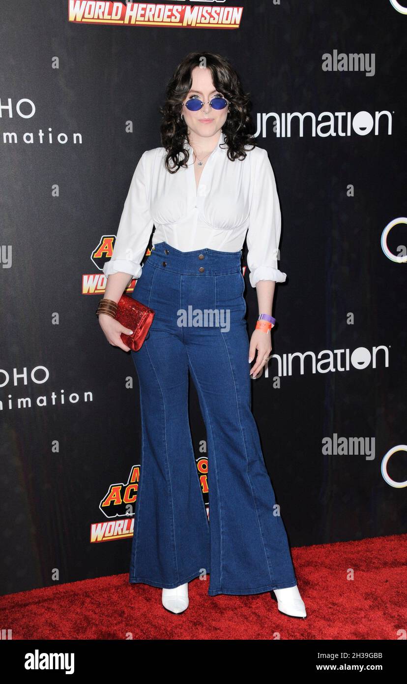 Los Angeles, CA. 26th Oct, 2021. Sarah Roach at arrivals for MY HERO ...