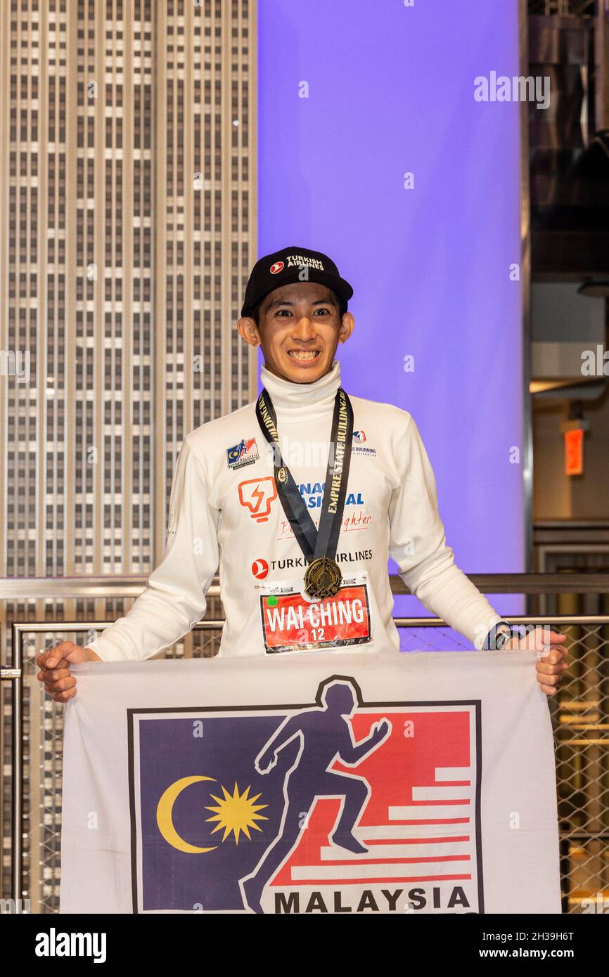 New York, NY - October 26, 2021: Wai Ching Soh winner of 43rd Annual ...