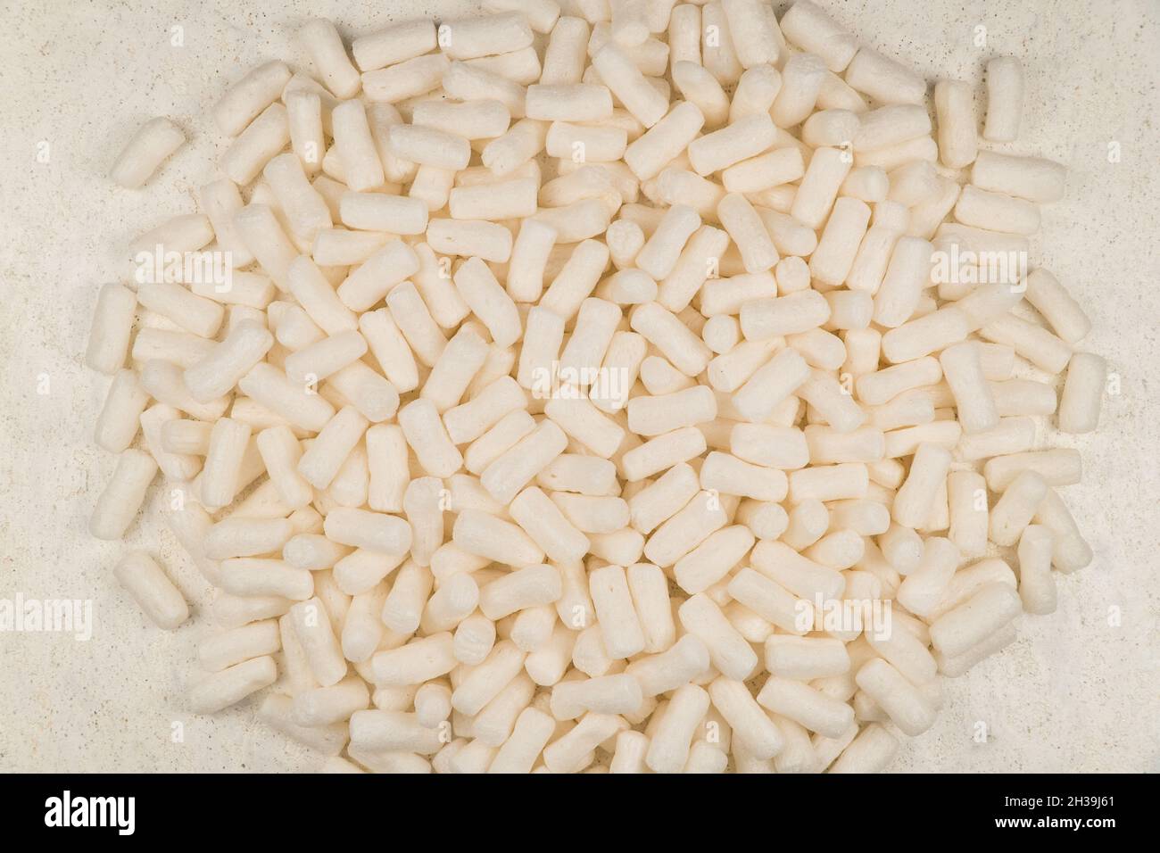 White background of expanded polystyrene filler Stock Photo - Alamy