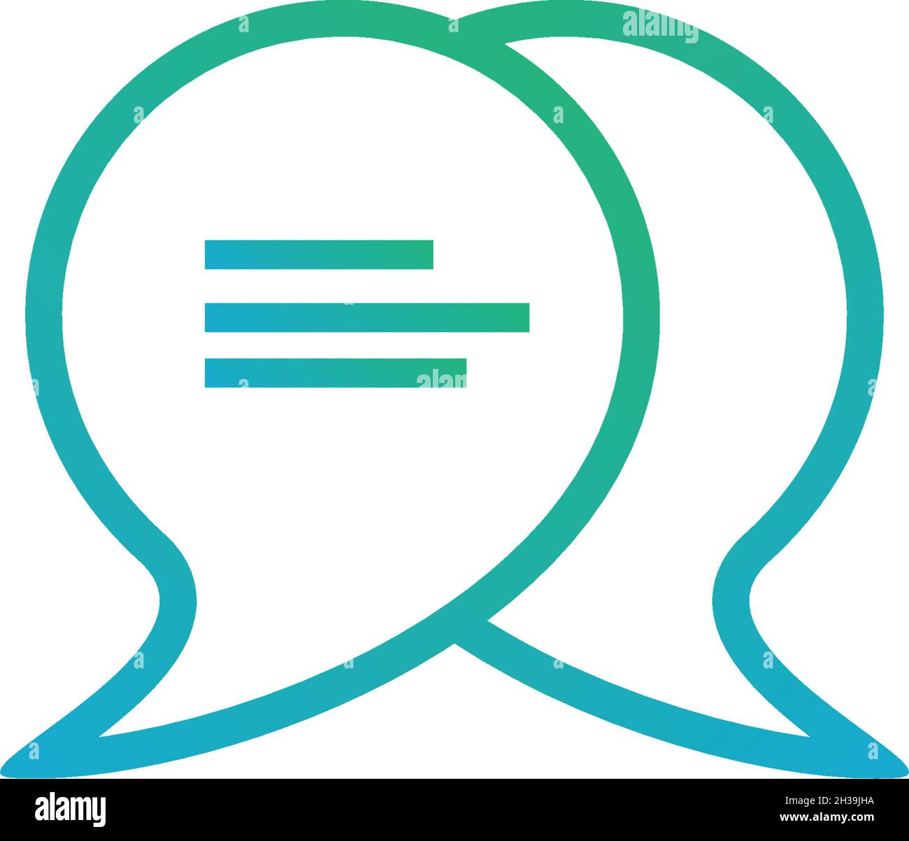 Speech bubble icon and Logo template vector illustration Stock Vector ...