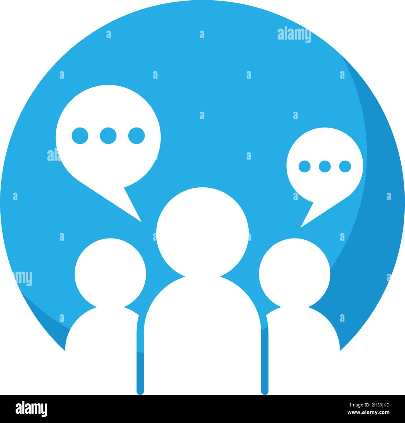 Speech bubble icon and Logo template vector illustration Stock Vector ...