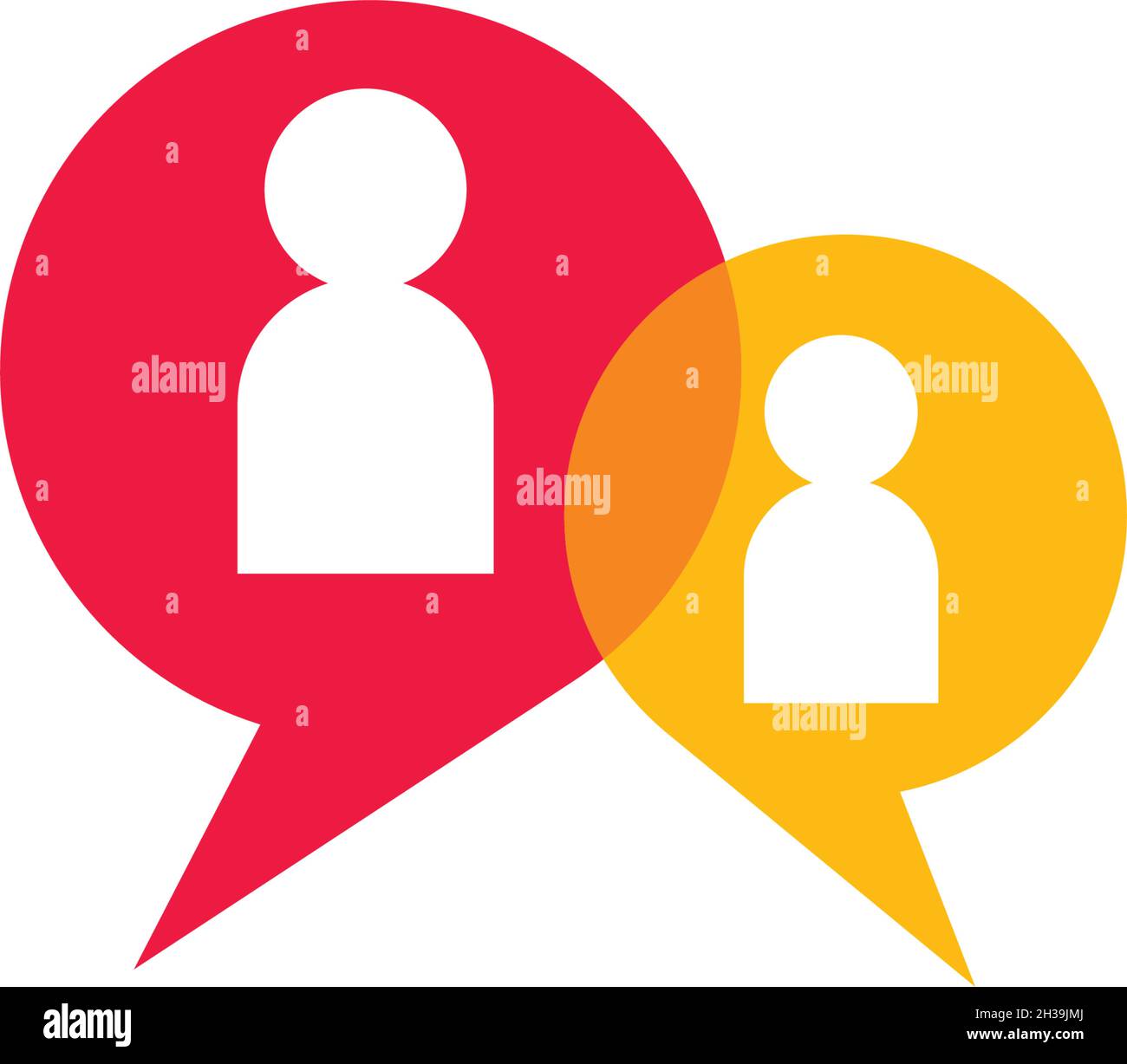 Speech bubble icon and Logo template vector illustration Stock Vector ...