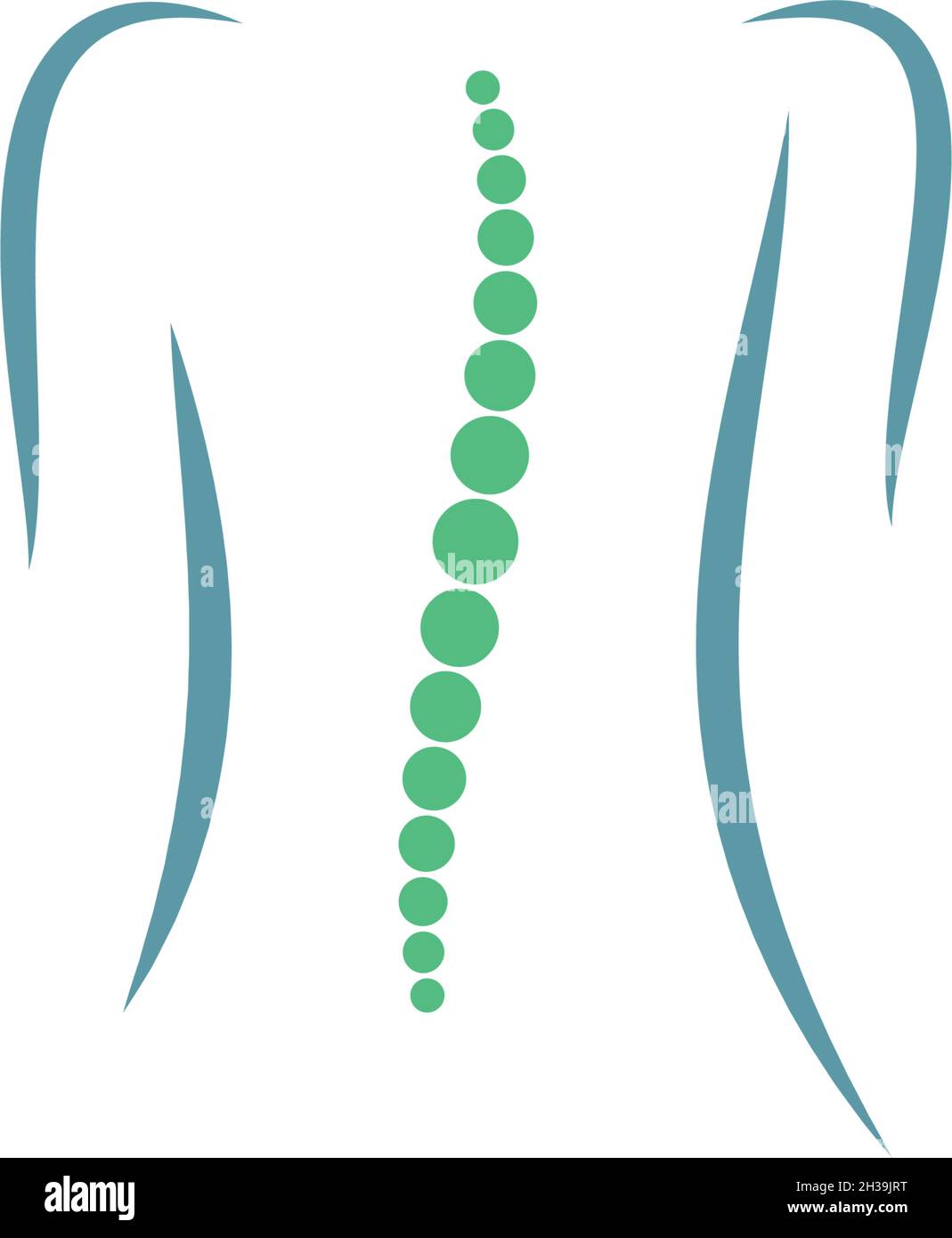 Spine diagnostics symbol logo template vector illustration design Stock ...