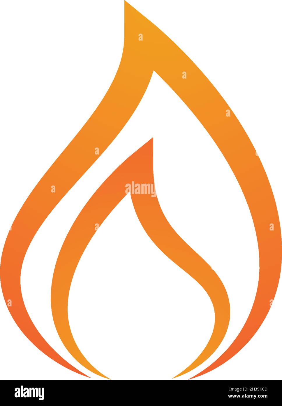 Fire flame Logo vector, Oil, gas and energy logo concept Stock Vector ...