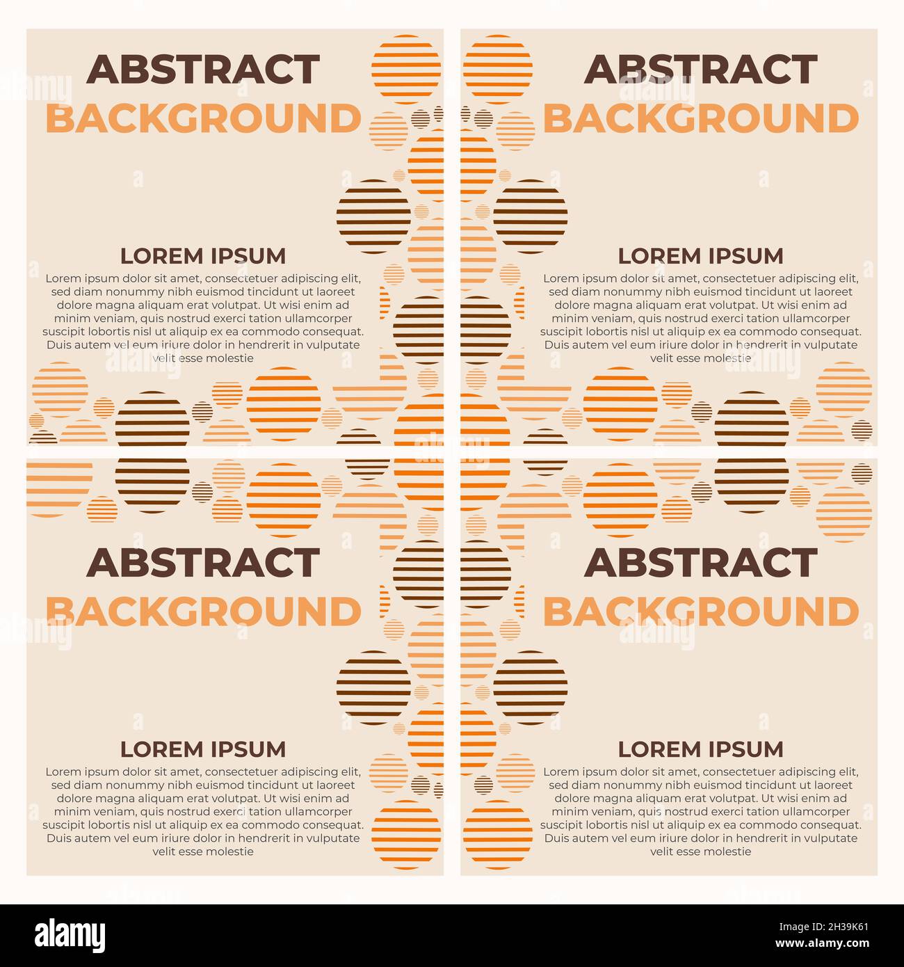 abstract geometric social media post template design Stock Photo - Alamy