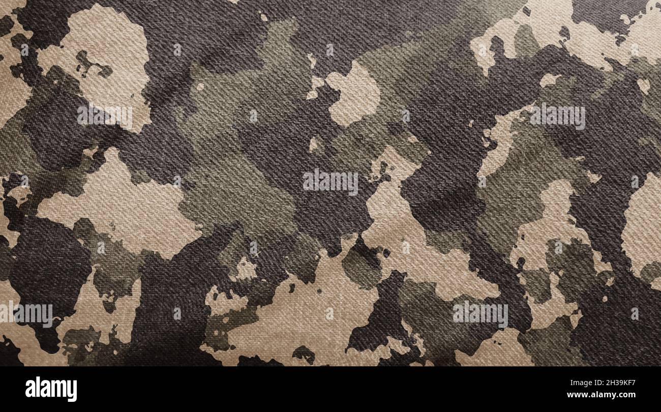 Camouflage pattern cloth texture. Abstract background and texture for ...