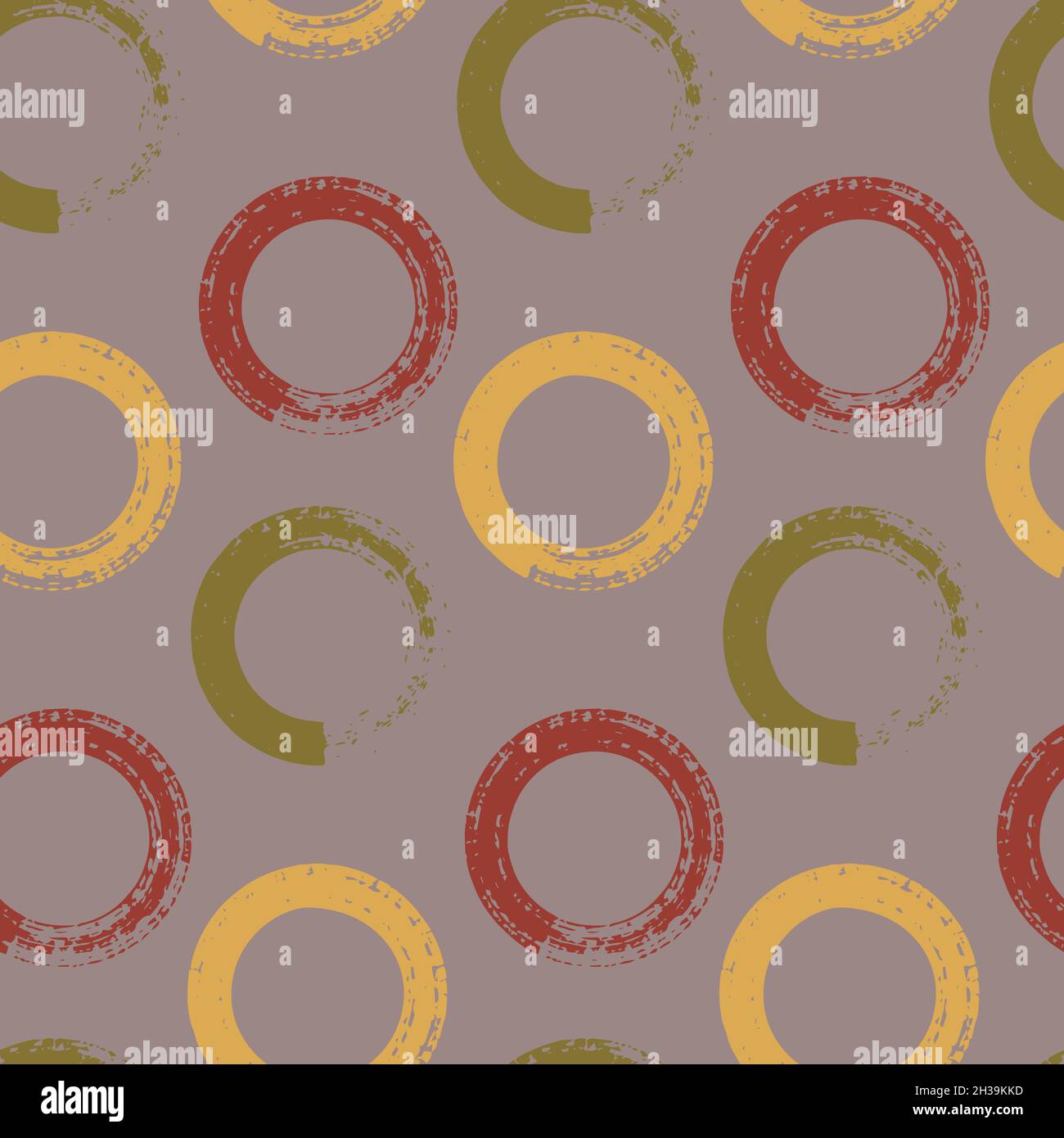 Seamless pattern, abstract background round shape, graffiti circle ...