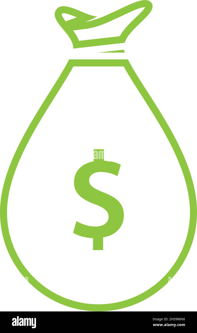 Money bag Logo icon vector template Stock Vector Image & Art - Alamy