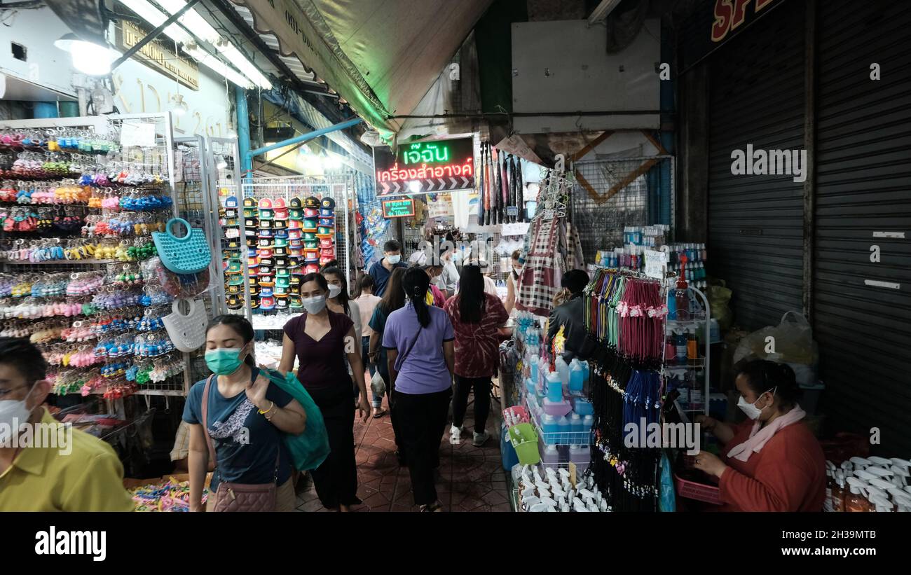 Chinatown Sampheng Lane Market Samphanthawong District Bangkok Thailand ...