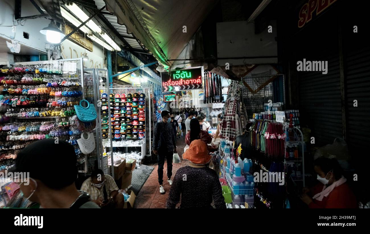 Chinatown Sampheng Lane Market Samphanthawong District Bangkok Thailand ...