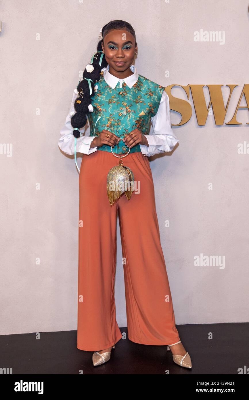 NEW YORK, NY – OCTOBER 26: Jordan Rice attends the "Swagger" New York ...