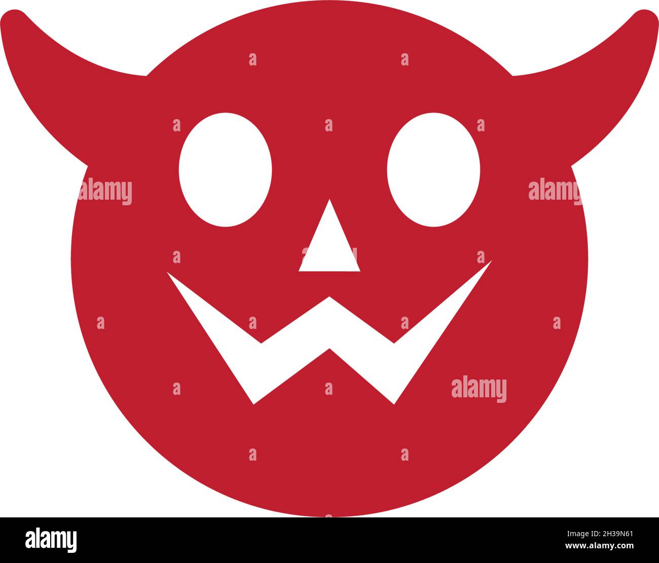 Devil face character logo ilustration vector template Stock Vector ...