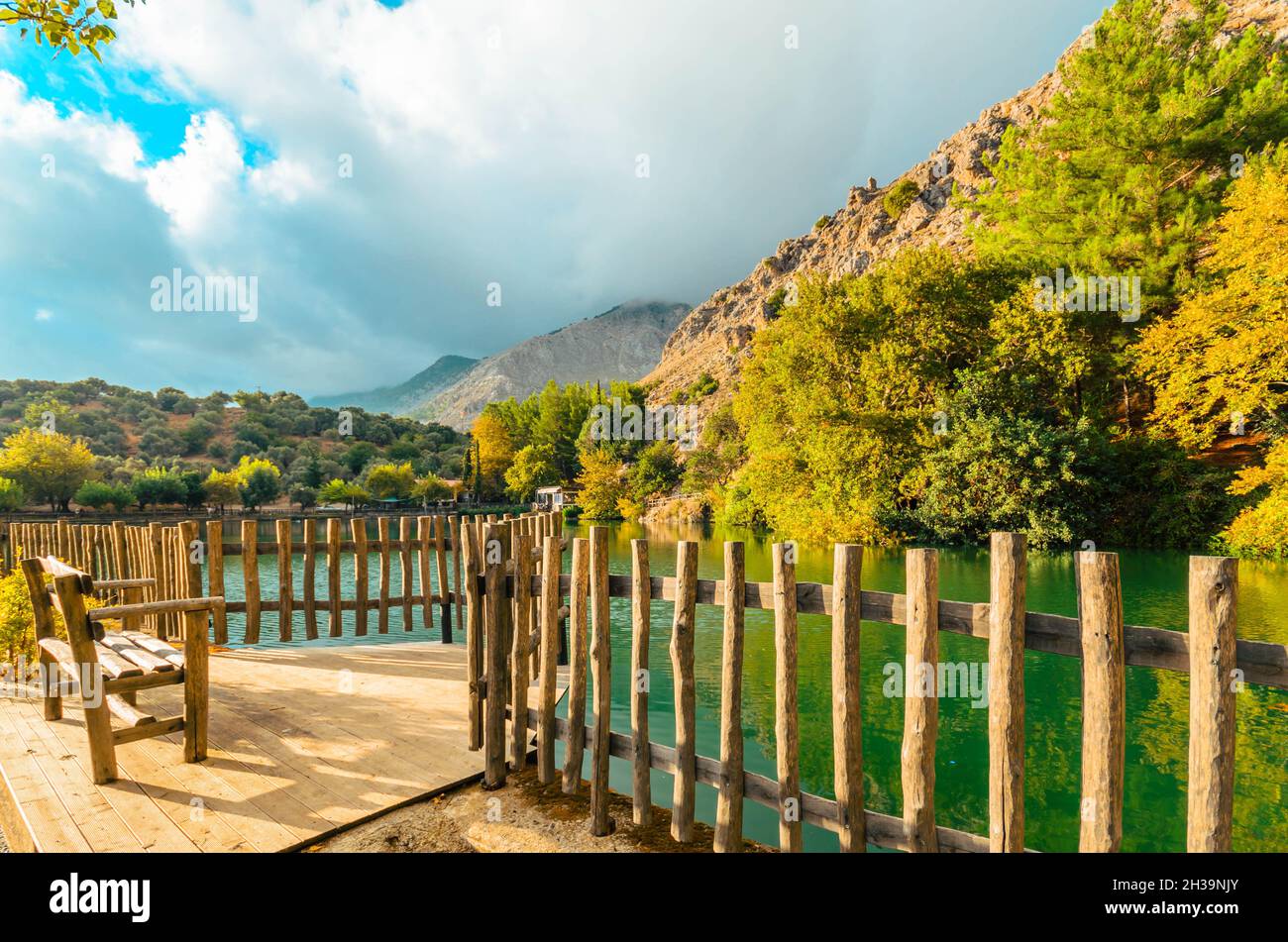 Zaros village crete hi-res stock photography and images - Alamy