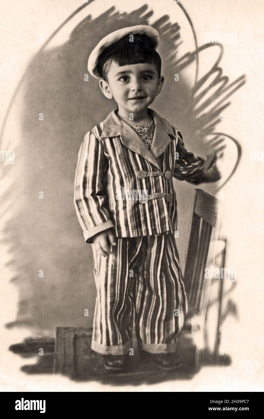 Portrait old beautiful boys,1950 year Stock Photo - Alamy
