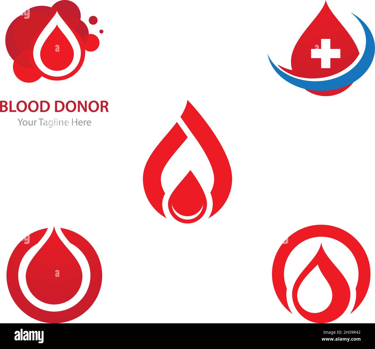 Blood ilustration logo vector template Stock Vector Image & Art - Alamy