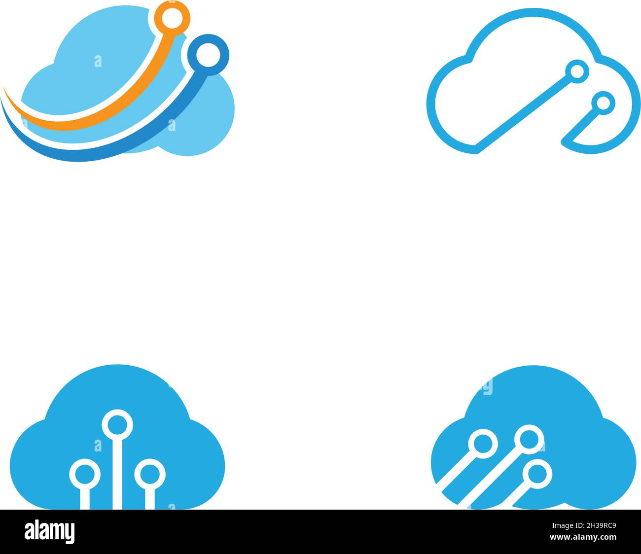 Cloud Logo vector design Template Stock Vector Image & Art - Alamy