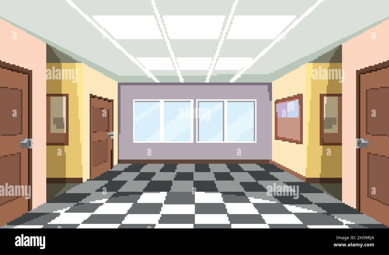 Empty room interior design illustration Stock Vector Image & Art - Alamy