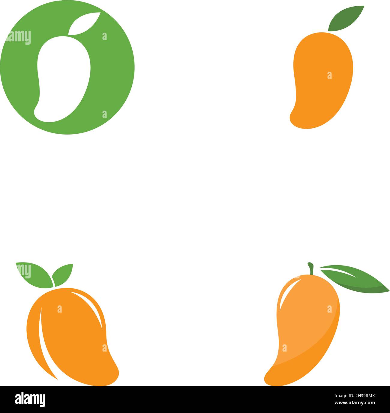 Health mango symbol Cut Out Stock Images & Pictures - Alamy