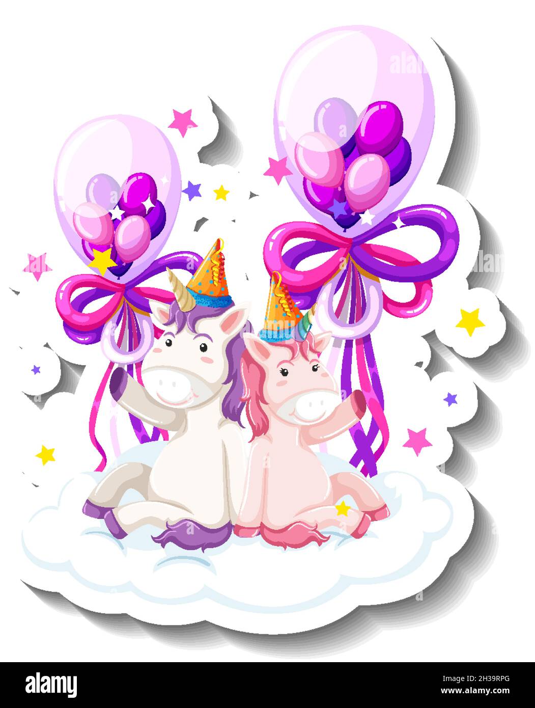 Logo concept balloons in Cut Out Stock Images & Pictures - Alamy