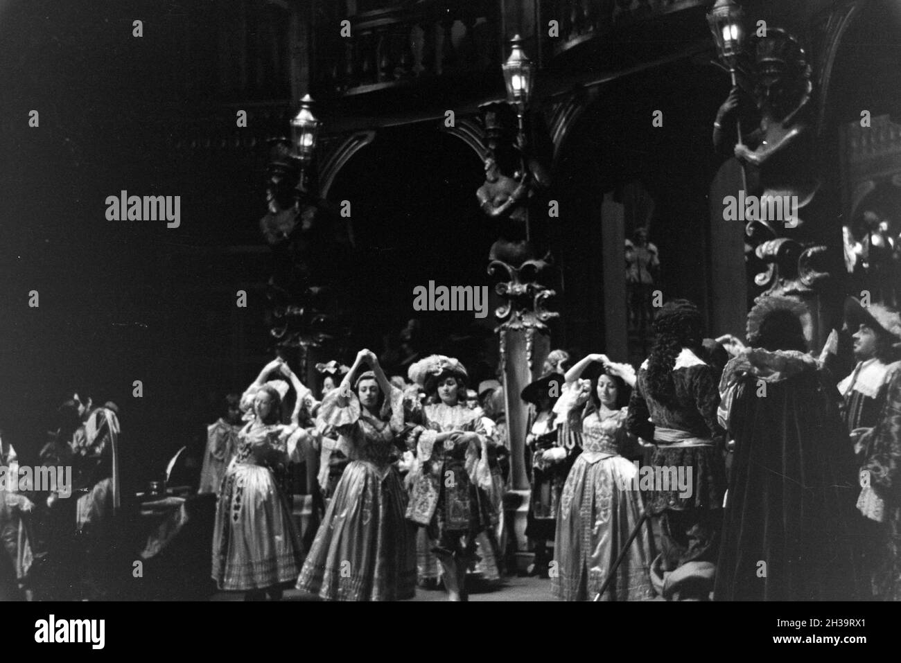 Aufführung im Opernhaus in Rom; Italien 1940er Jahre. Performance in ...