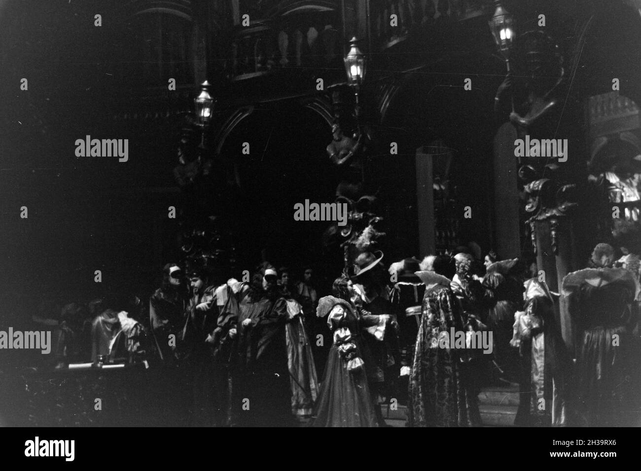 Aufführung im Opernhaus in Rom; Italien 1940er Jahre. Performance in ...