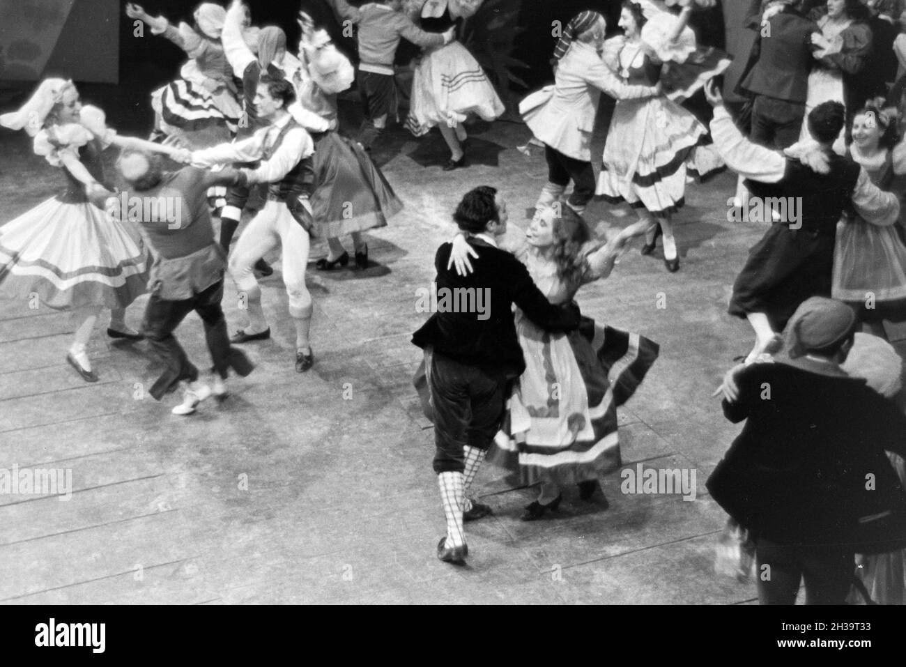 Aufführung im Opernhaus in Rom; Italien 1940er Jahre. Performance in ...