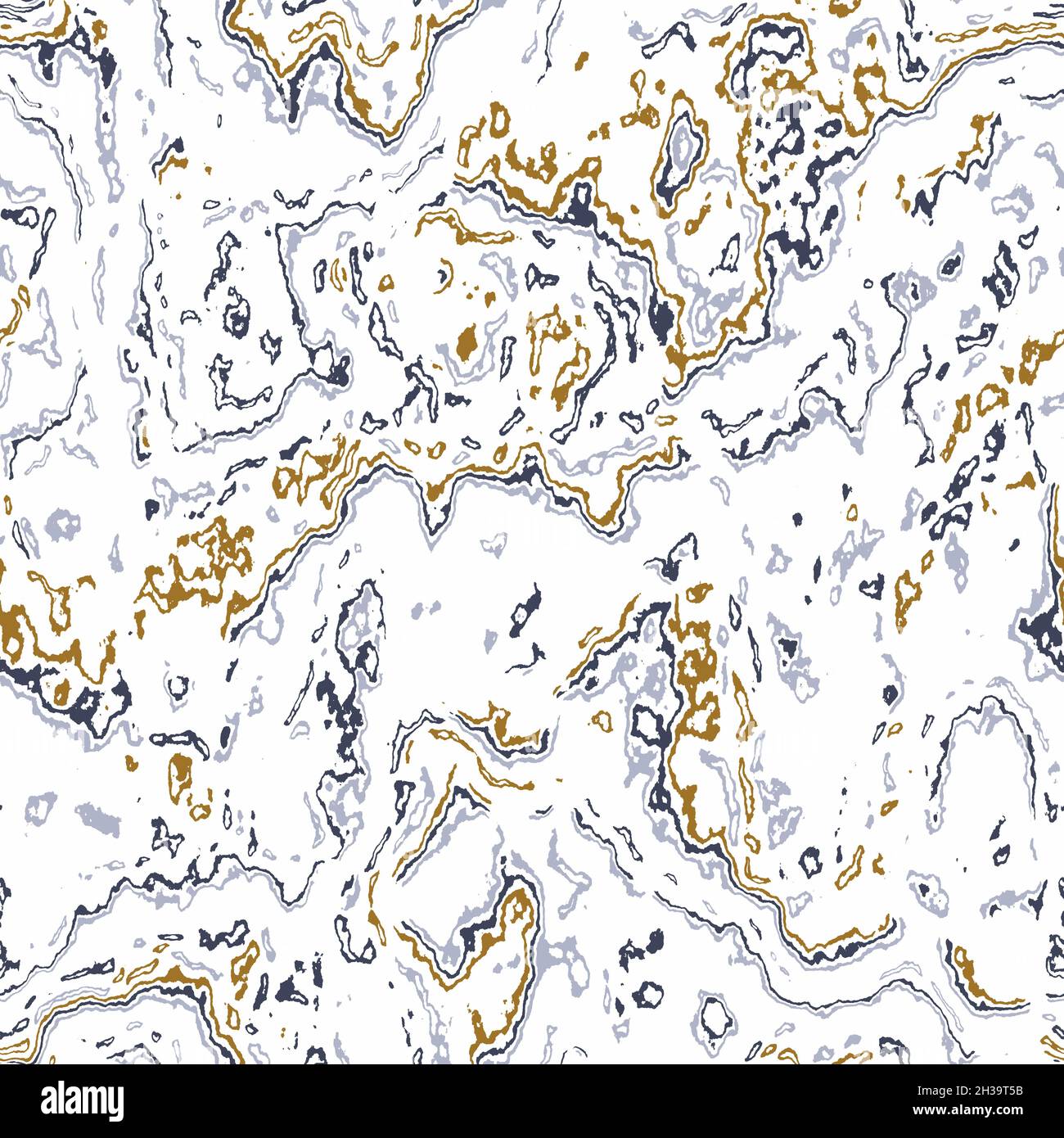 White tonal marbled seamless texture. Irregular pale ink blotch paint ...