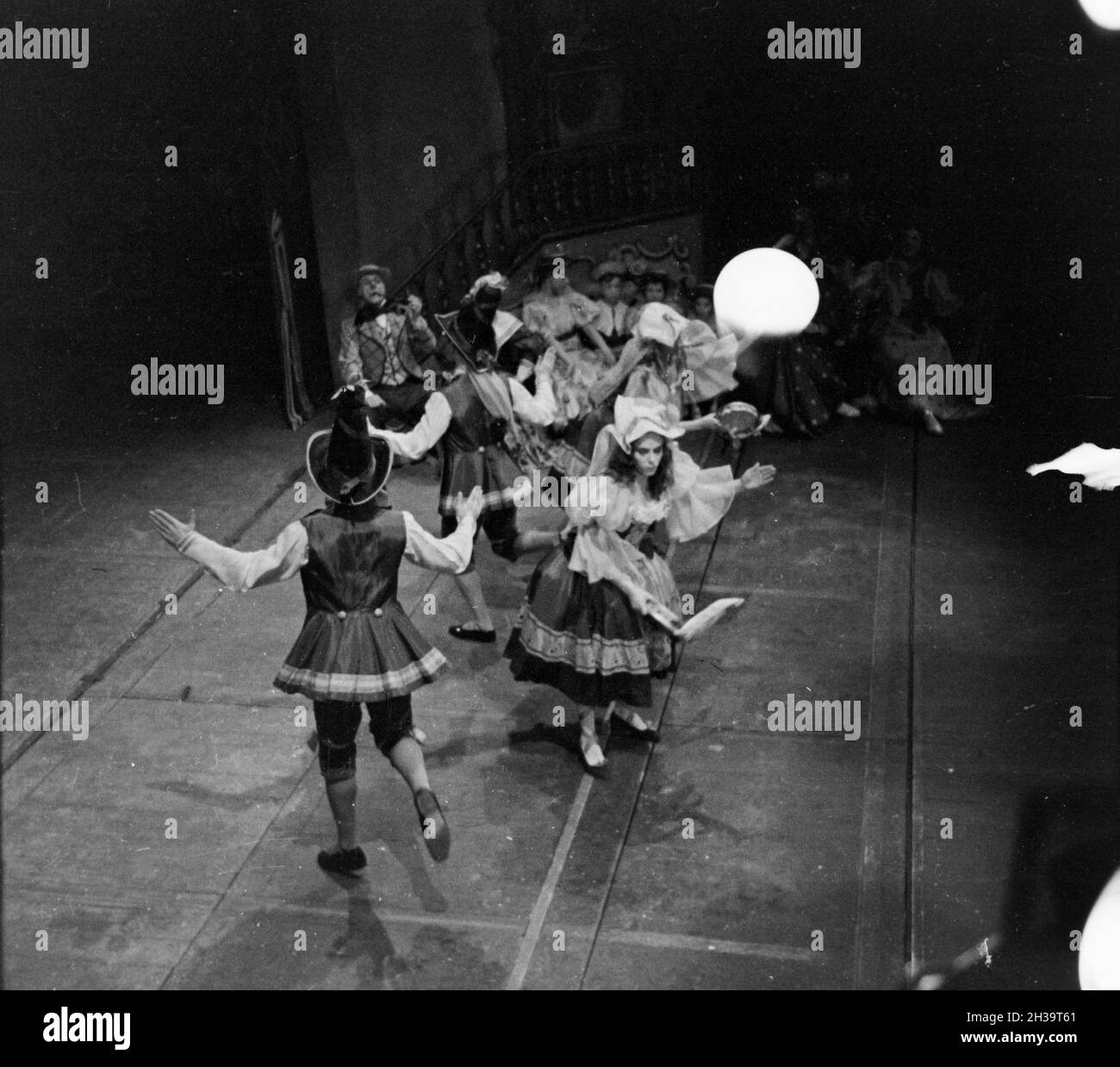 Aufführung im Opernhaus in Rom; Italien 1940er Jahre. Performance in ...
