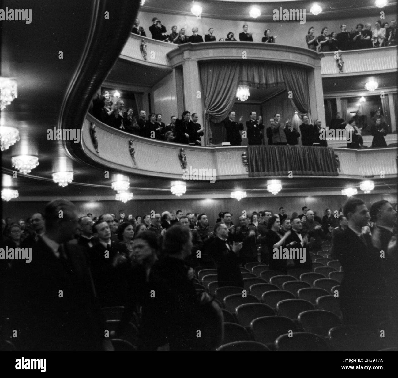 Aufführung im Opernhaus in Rom; Italien 1940er Jahre. Performance in ...