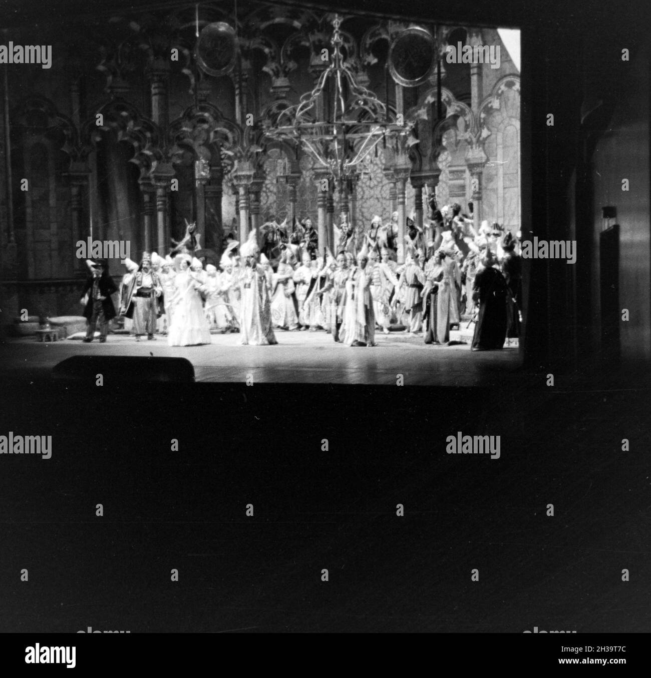 Aufführung im Opernhaus in Rom; Italien 1940er Jahre. Performance in ...