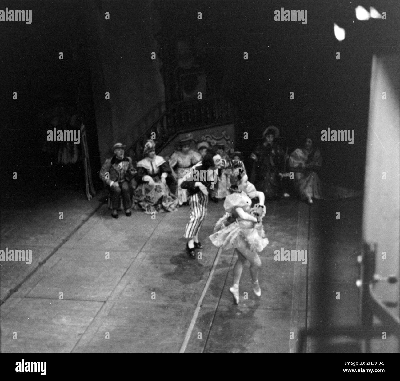 Aufführung im Opernhaus in Rom; Italien 1940er Jahre. Performance in ...