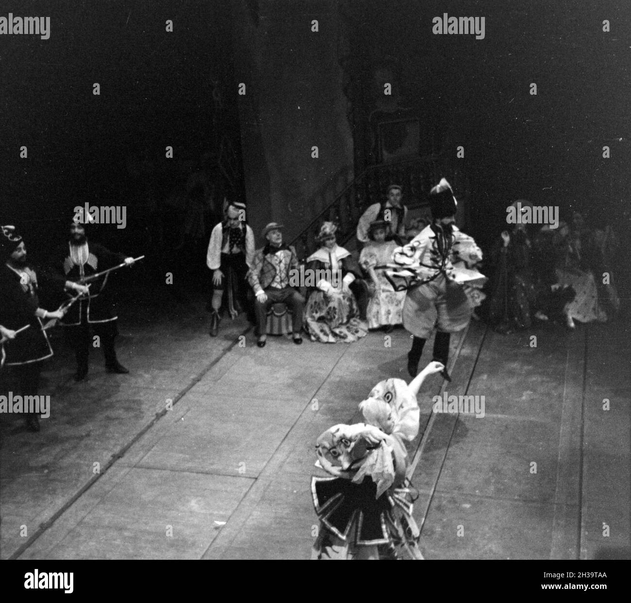 Aufführung im Opernhaus in Rom; Italien 1940er Jahre. Performance in ...