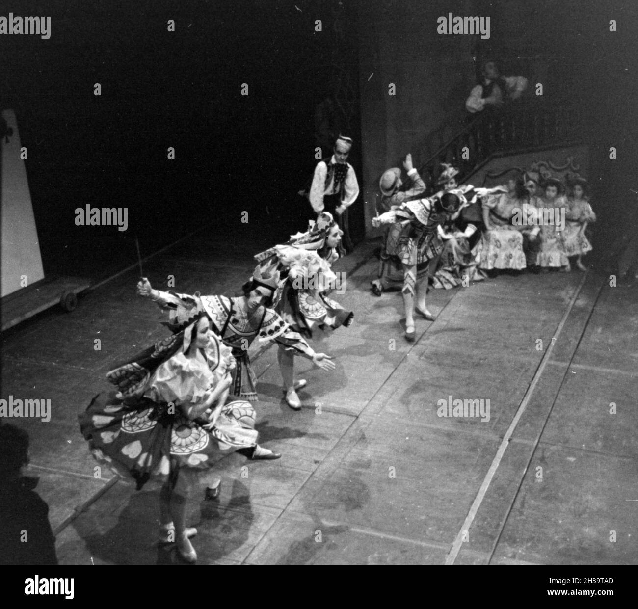 Aufführung im Opernhaus in Rom; Italien 1940er Jahre. Performance in ...