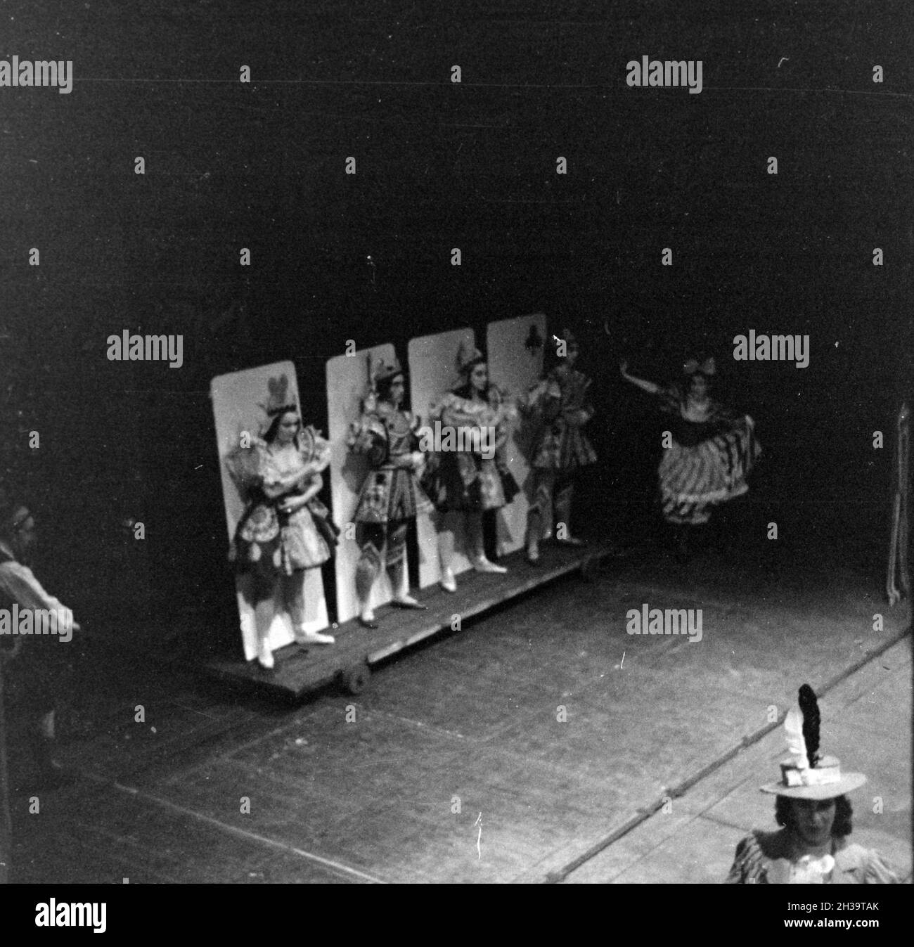 Aufführung im Opernhaus in Rom; Italien 1940er Jahre. Performance in ...
