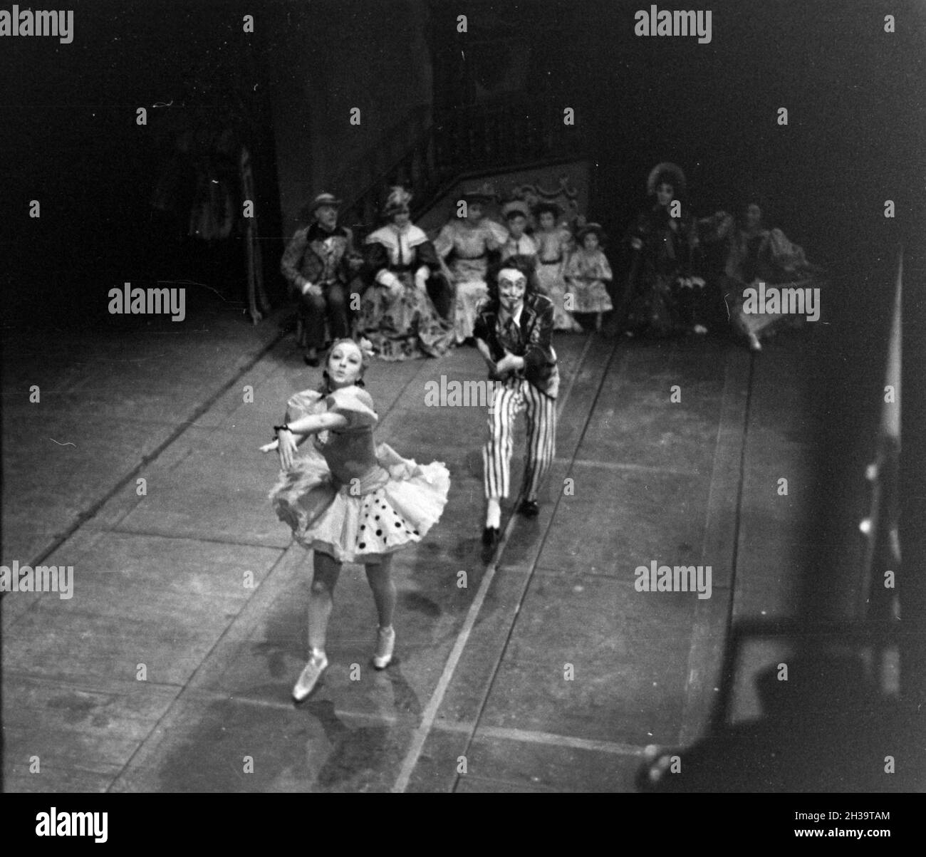 Aufführung im Opernhaus in Rom; Italien 1940er Jahre. Performance in ...