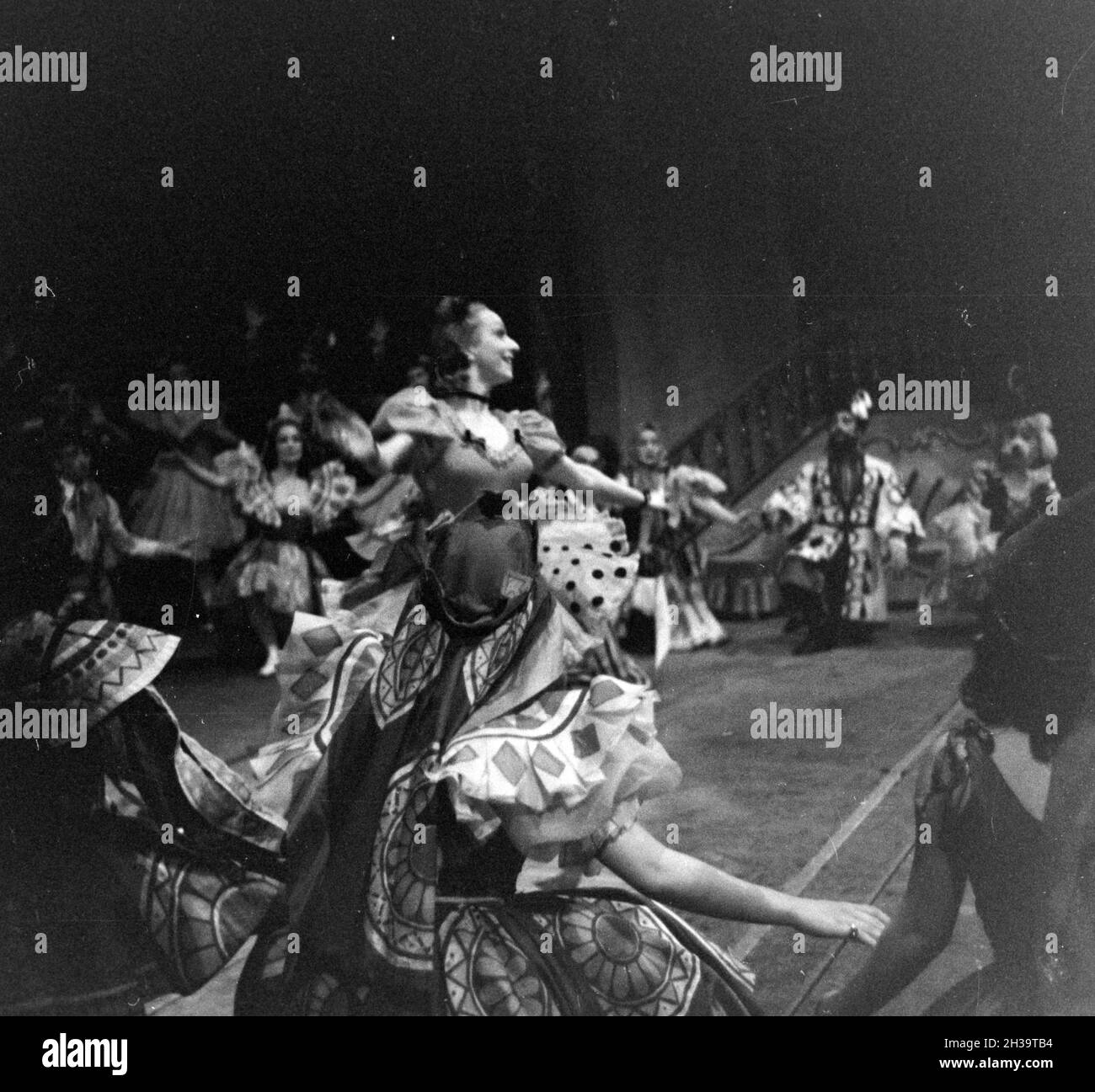 Aufführung im Opernhaus in Rom; Italien 1940er Jahre. Performance in ...