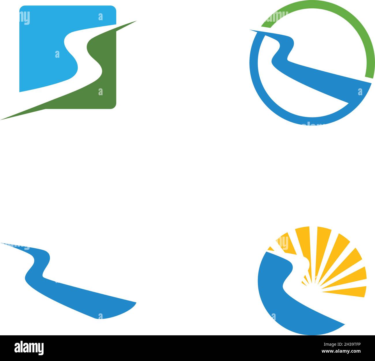 River Logo Template vector illustration Stock Vector Image & Art - Alamy