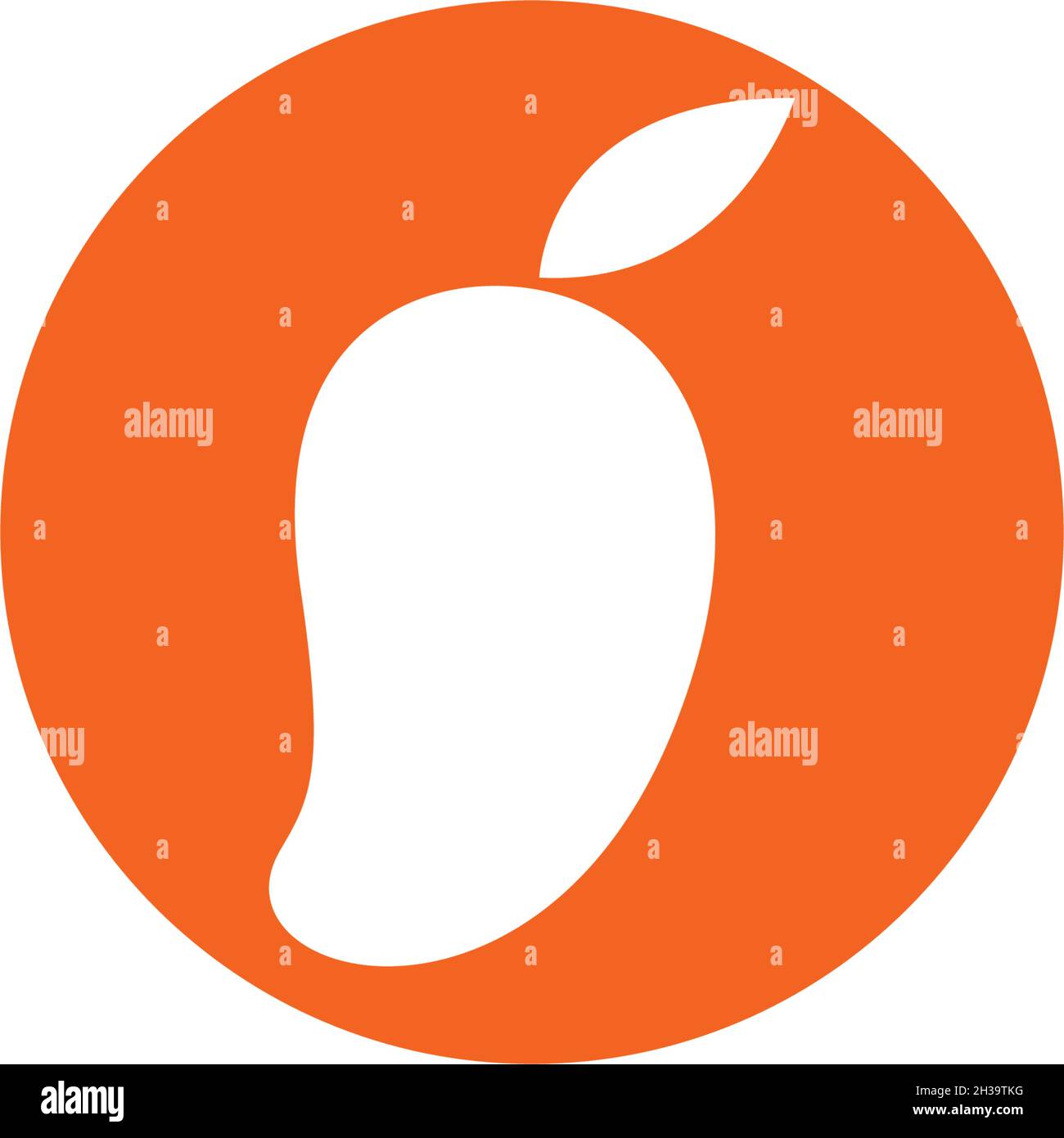 Mango logo flat design vector template Stock Vector Image & Art - Alamy