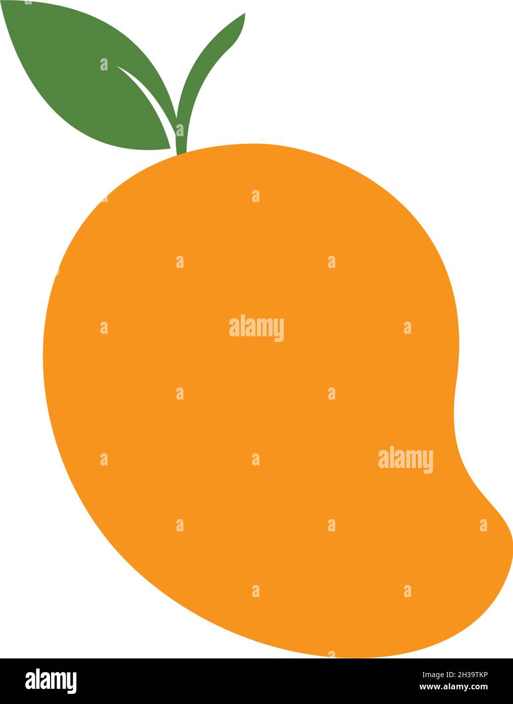 Mango logo flat design vector template Stock Vector Image & Art - Alamy