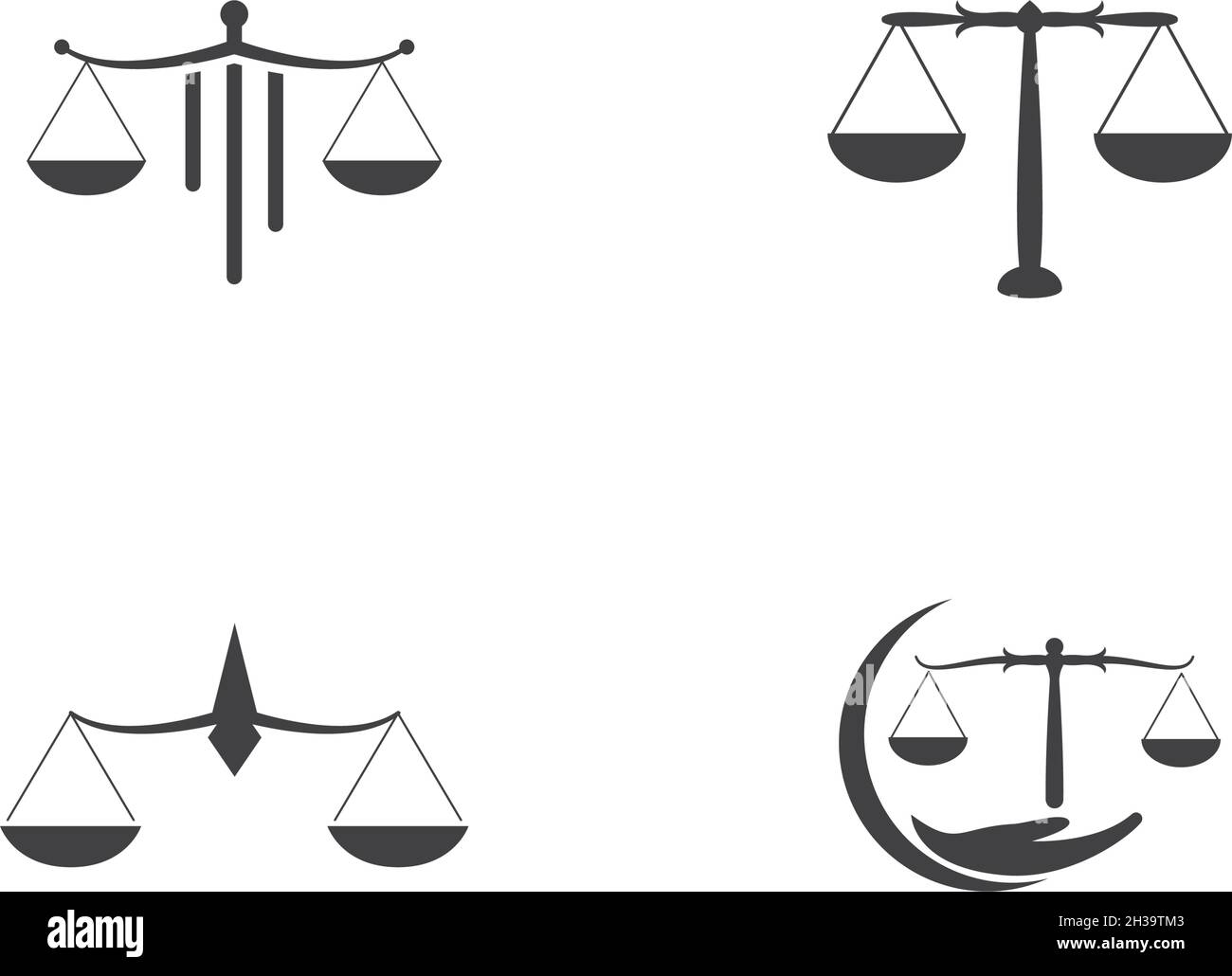 Scale Law firm logo ilustration vector template Stock Vector Image ...