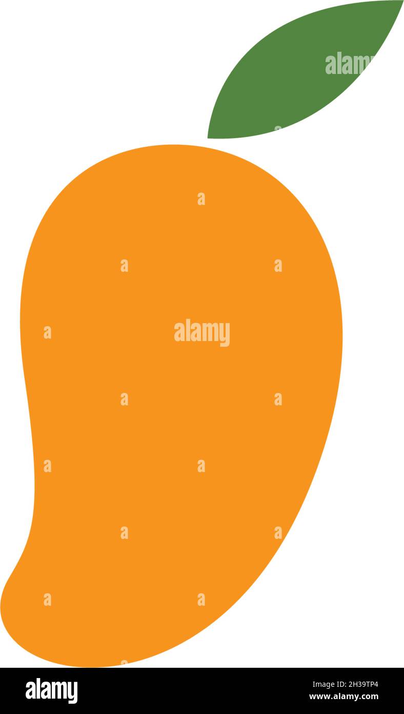 Mango logo flat design vector template Stock Vector Image & Art - Alamy