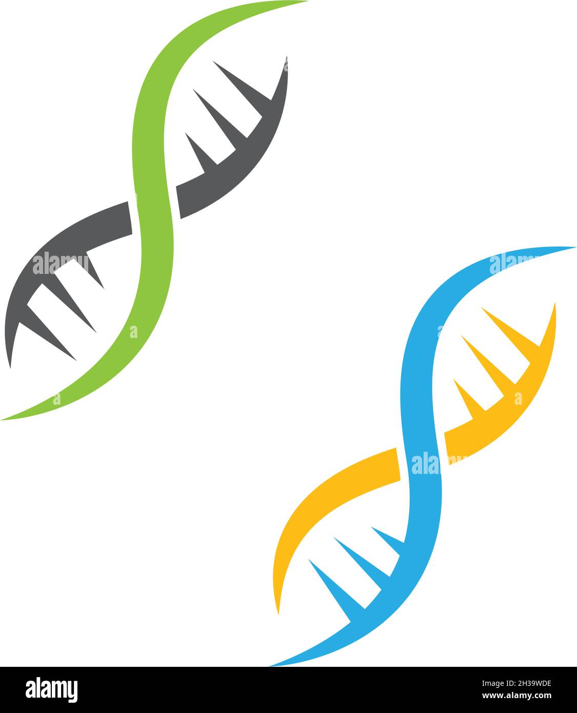 DNA logo vector template Stock Vector Image & Art - Alamy