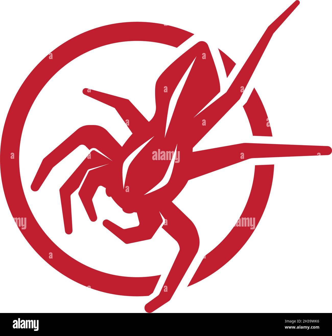 spider ilustration logo vector template Stock Vector Image & Art - Alamy