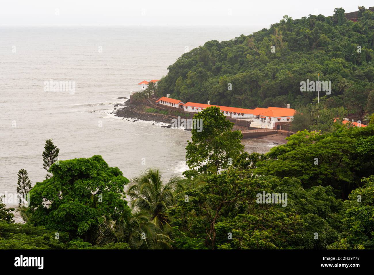 Candolim Goa India- August 8 2021: Portuguese era Lower Aguada Fort and ...