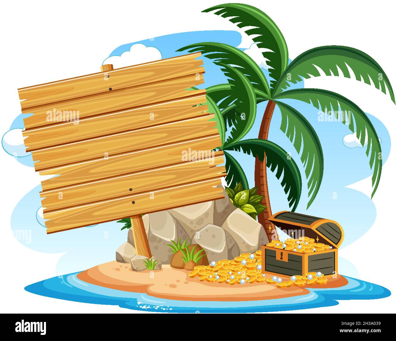 Pirate Island Clipart