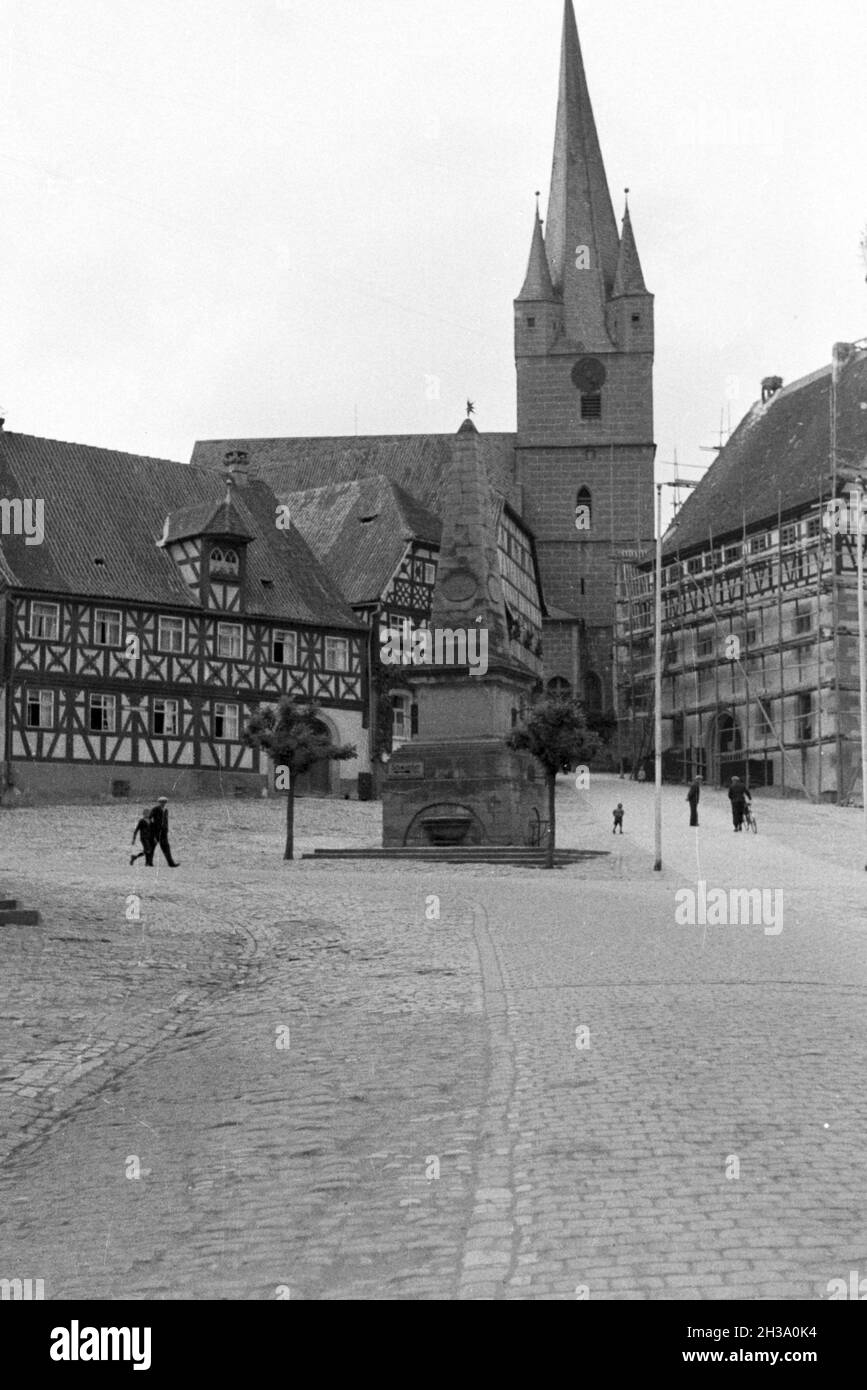 Deutschland 1930er jahre zeil on river main hi-res stock photography ...