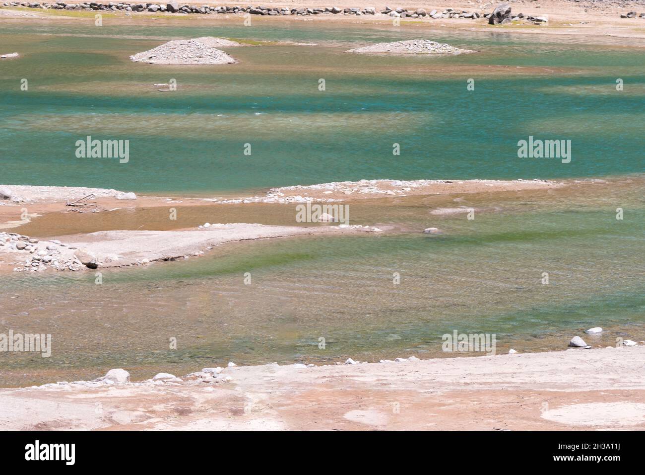 mountain on Ceresole Reale lake in Piedmont in Italy Stock Photo - Alamy