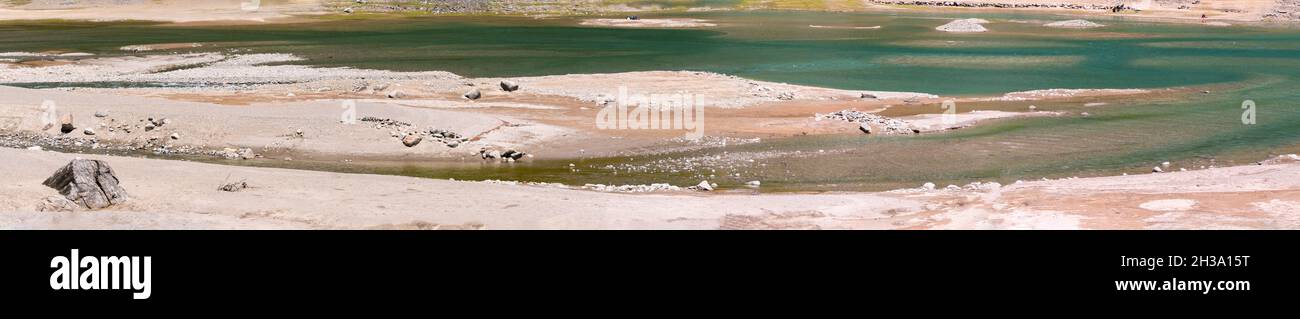 mountain on Ceresole Reale lake in Piedmont in Italy Stock Photo - Alamy